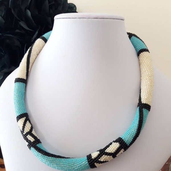 Bead Crochet Pattern Necklace PDF Pattern PNG Pattern Snake Pattern ...