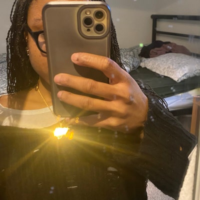 Beautiful Iraq Map Contour Pendant With Small Heart Charm Necklace ...