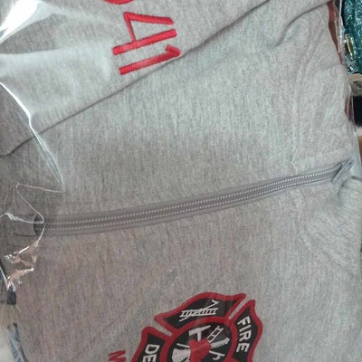 Personalized Gift for Firefighter, Custom Fire Department Name, Badge ...