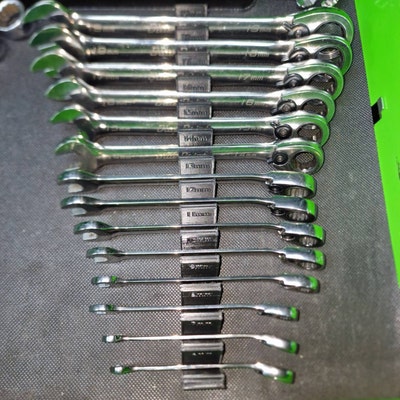 Magnetic Ratchet Holder Drawer Organiser Toolbox Organiser Mechanic ...