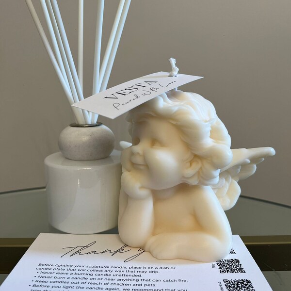 Custom Colors - Huge Veiled Lady Candle - Shaped Candle - Natural Soy ...