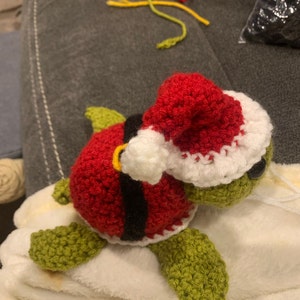 Santa Christmas Turtle Pattern Crochet PDF Download Beginner - Etsy