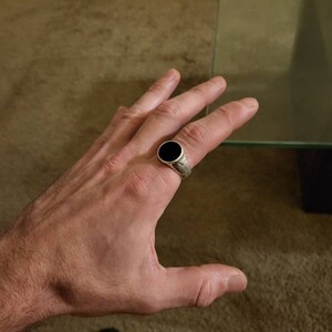 888 Angel Number Signet Ring, 888 Ring by Merchants of the Sun, Unisex ...