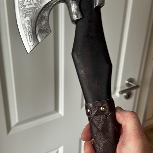 Viking Pizza Cutter Axe, the Original Custom Hand Forged Pizza Axe ...