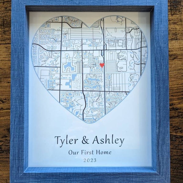 Custom Map Print, Custom City Map, Personalized Print, Travel Map Gift ...