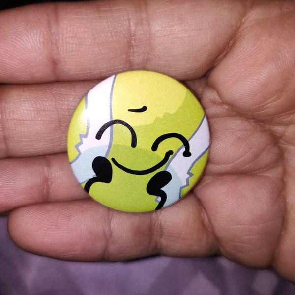 BFDI Tennis Ball Pin Buttons - Etsy