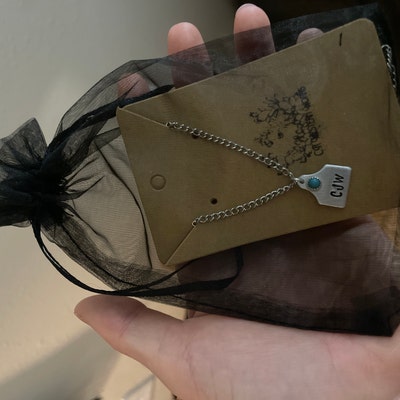 Ace of Spades Turquoise Necklace - Etsy