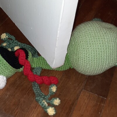 The Original Squashed Frog Door Stopper Amigurumi Instant Download PDF ...