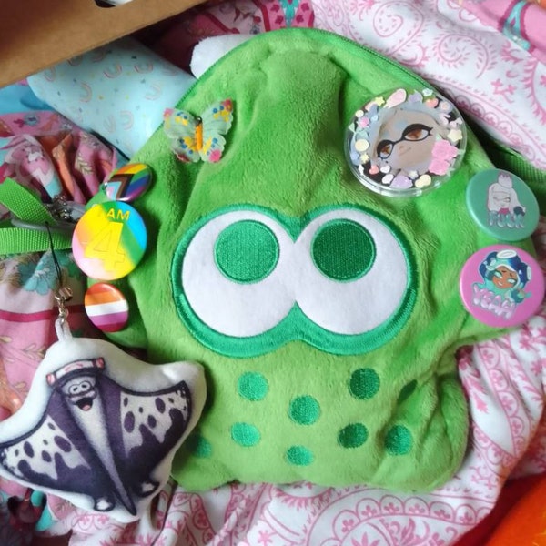 10x10cm Big Man Plush Pillow MINI Keychain - Splatoon 3 Deep Cut ...