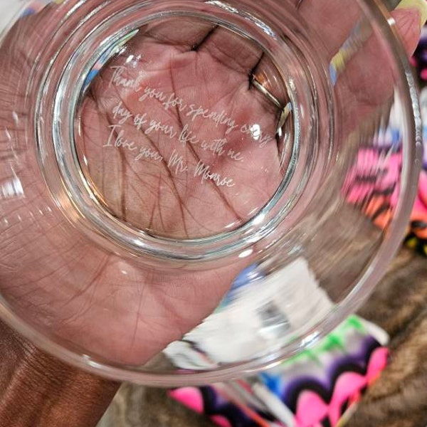 Personalized Handwriting Whiskey Glass - Engrave Your Handwritten ...