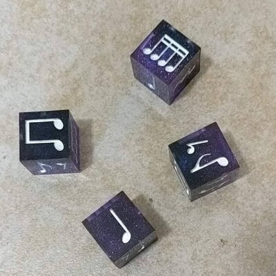 Note Rollers Musical Dice Game learn Note Durations and Score Points ...