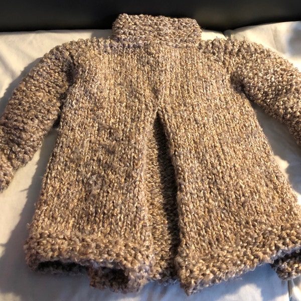 KNITTING Pattern-the Brink Sweater (2, 3/4, 5/6, 7/8, 9/10, 11/12, S, M ...