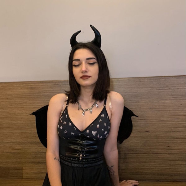 Teeth and Lace Bralette - BLACK - Etsy