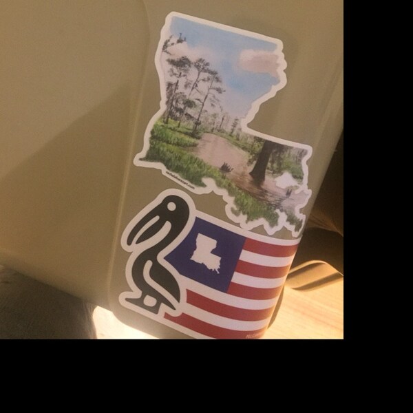 Louisiana Vinyl Sticker Louisiana State Decal New Orleans Sticker ...