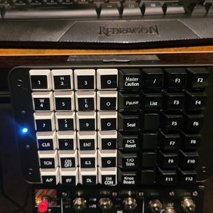 BLACK MSFS Stickers for Flight Simulator Keyboard/button - Etsy