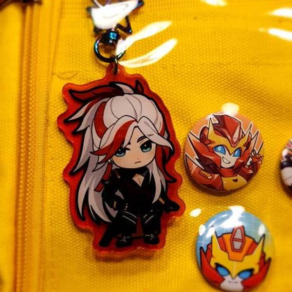 HEARTSTEEL Keychain Charms - Yone K'sante Ezreal Aphelios Kayn Sett ...