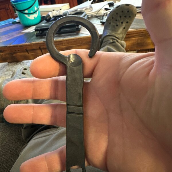 Simple Workbench Holdfast, 3/4" or 1" Hole. Hand Forged by Black Bear ...