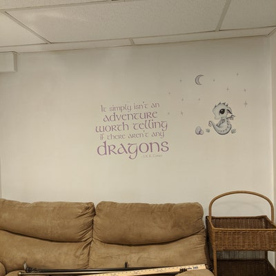 WALL DECALS Dex the Dragon - Etsy