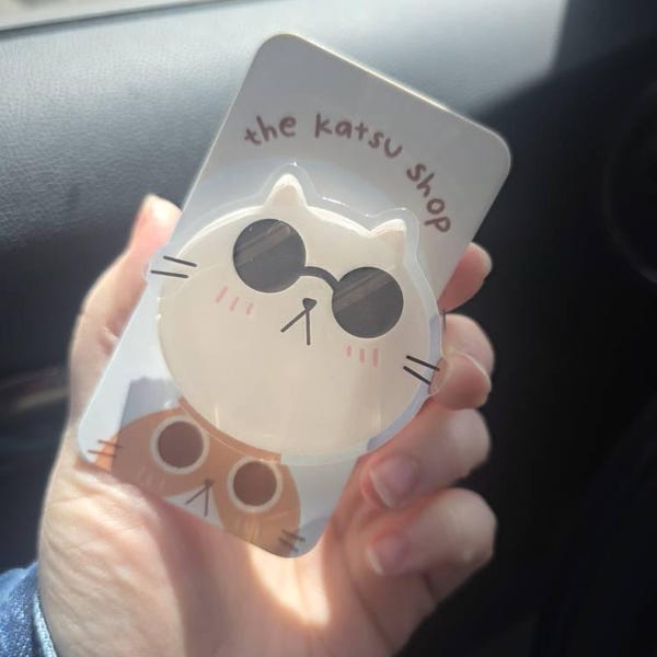 Cute Cat Phone Grip | Cat Phone Griptok | Griptok Phone Accessory ...