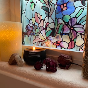 CLOVE Goth Candles Premium Soy Wax Black Candle 8 Oz - Etsy