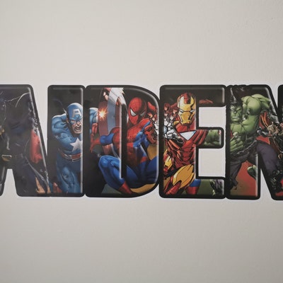 Superhero Children's Popular Characters Room Decorations Removable ...