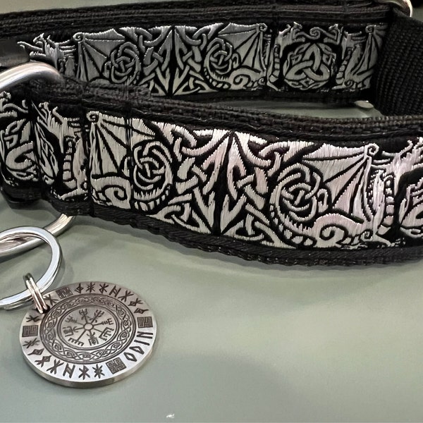 Nordic Viking Dog Tag, Norse Viking Runes Keyring, Tribal Celtic Aztec ...