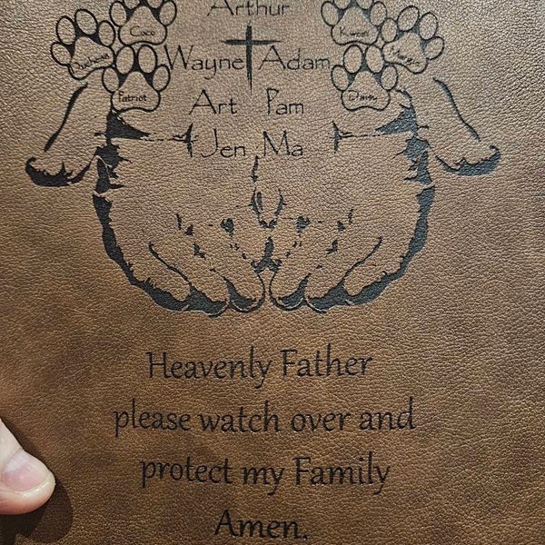 Personalized KJV Bible With Name Engraved, KJV Notetaking Large Print ...