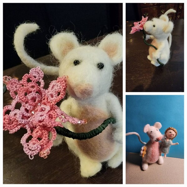 Mouse Needle Felting Pattern for Beginners - Needle Felting PDF Pattern ...