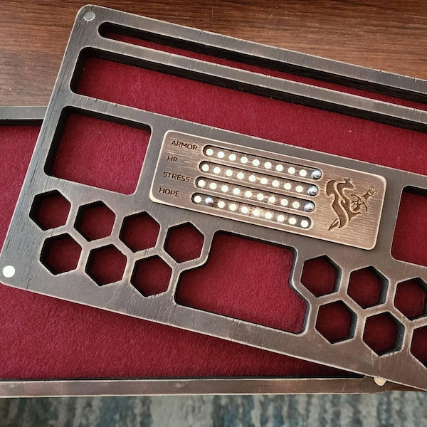 Dnd Box and Tray. Personalized Dice Box With Magnetic Spell Slot ...