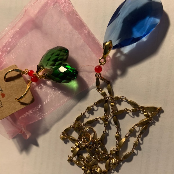 Howl Pendragon Inspired Pendant Necklace and Earrings, Cosplay ...