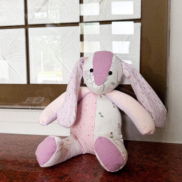 Beginner-friendly Stuffed Bear Pattern + VIDEO Tutorial - Keepsake Memory Bear, Safe Plush Toy ...