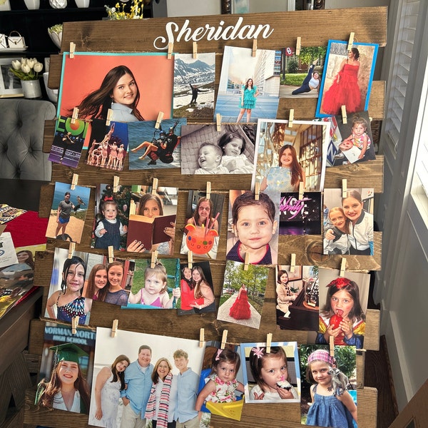 Photo Board, Picture Display, Picture Board, Wedding Photo Display ...