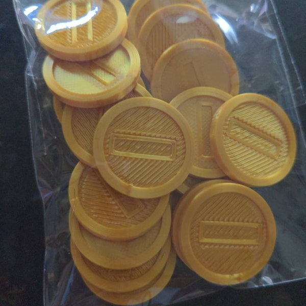 Replica / Mario Gold Coin - Double Sided - Etsy