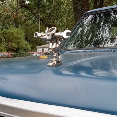 Rod the Rat Mechanic Rat Rod / Hot Rod Hood Ornament. Homage - Etsy