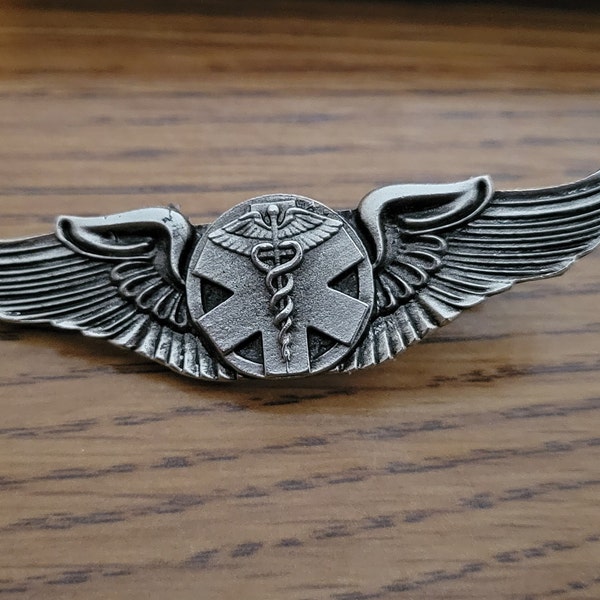 Medic Pilot Wings - 3 Inches Wide - Life Flight Crew Wings - Steampunk ...