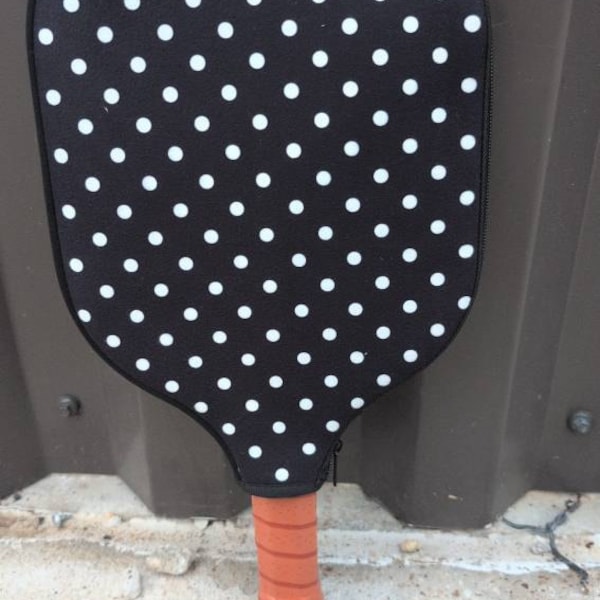 Faux Leather Personalized Pickleball Bag, Classy Pickleball Paddle ...