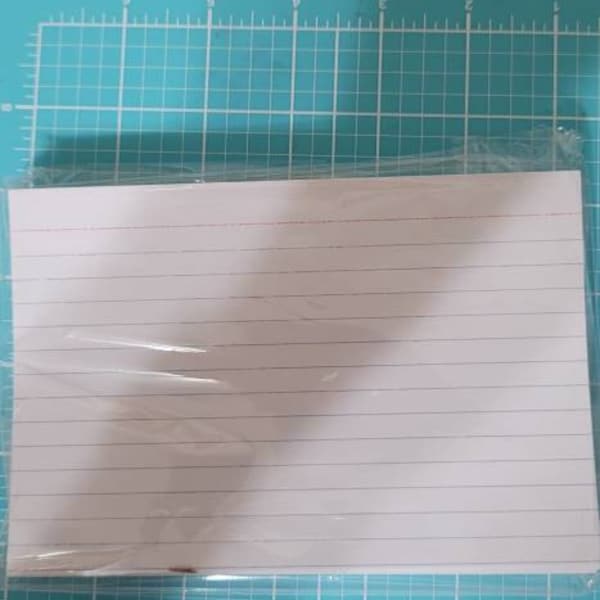 Index Cards, Blank and Lined Refills, Punched Holes for Artbysunfire ...