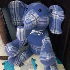 Memory Elephant // Keepsake Elephant // Custom Order Stuffed Elephant ...