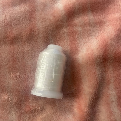 100% SILK Pearl String Thread White Size E 0.5 Oz Spool 200 Yards ...