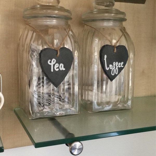 Handmade Natural Slate 3 Hanging Chalkboard Shabby Chic Weddings ...