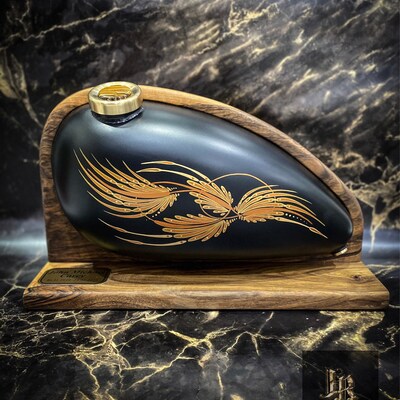 SOLD 51 PANHEAD Pinstriping Harley Davidson Urn Motorcycle Urn ...