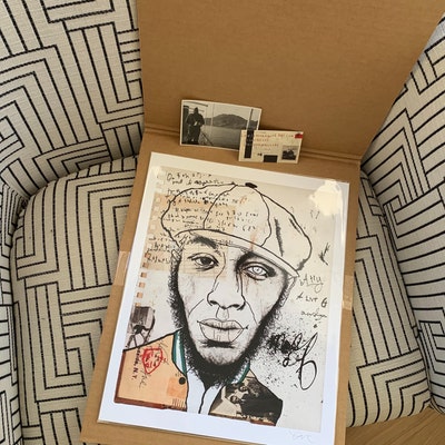 Mos Def Fine Art Print of a Mixed Media Illustration - Etsy