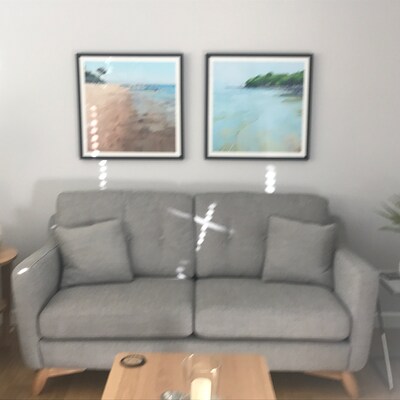 Isle of Wight Coastal Beach Art Print of Original Oil Painting a Day on ...