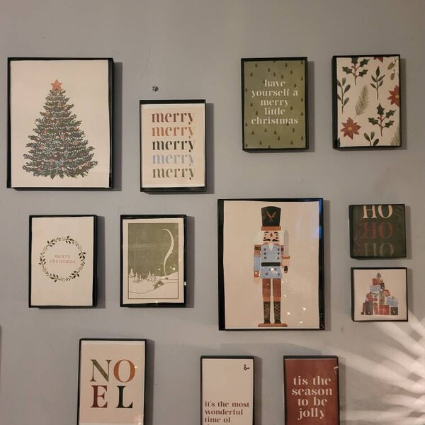 Christmas Printable Gallery Wall Art Mega Bundle, Set of 22 Xmas Art ...