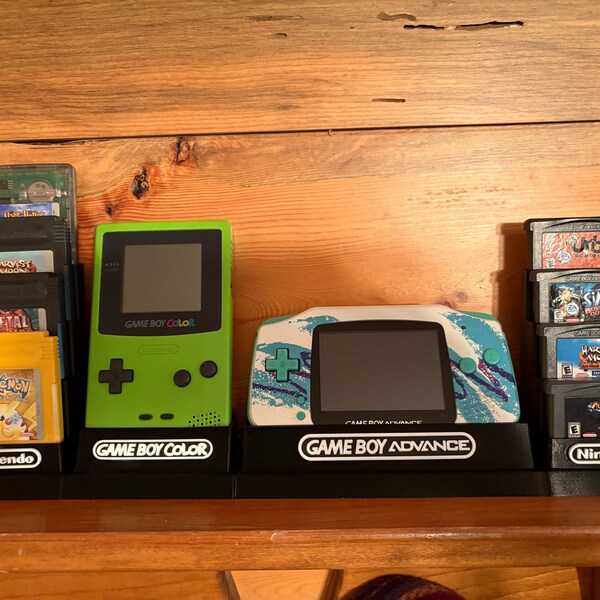 Nintendo Game Boy Advance SP (for Protective Case) and 9 Game Cartridge ...