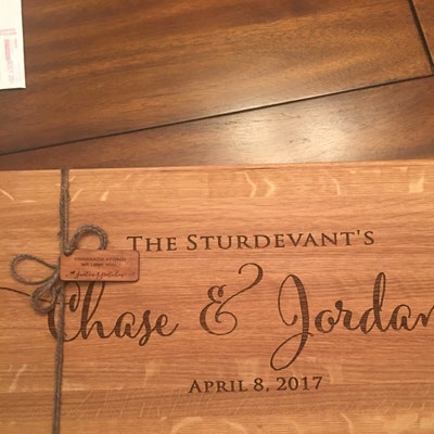 Custom Cutting Board, Home & Living, Personalized Cutting Board,wedding ...
