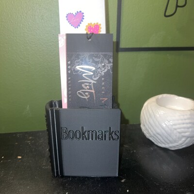 3D Printed Book Shaped Bookmark Holder Bookmark Display Book-style ...