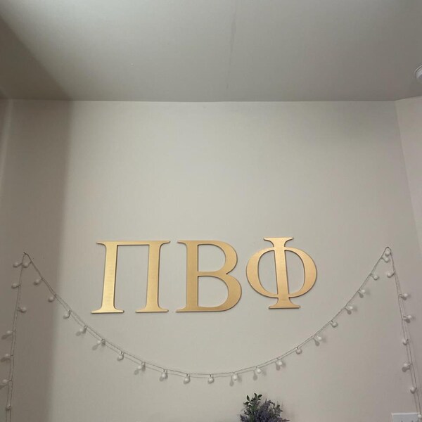 Cursive Letters Preppy Room Decor, Large Wall Letters College Apartment ...