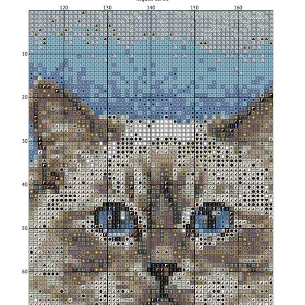 Pink Floyd DSOTM Cross Stitch Pattern: Rainbow Prism Fan Art (PDF ...