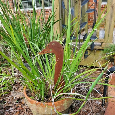 Set of 3 Geese Plant Stakes for Landscaping Purposes Home and Garden ...